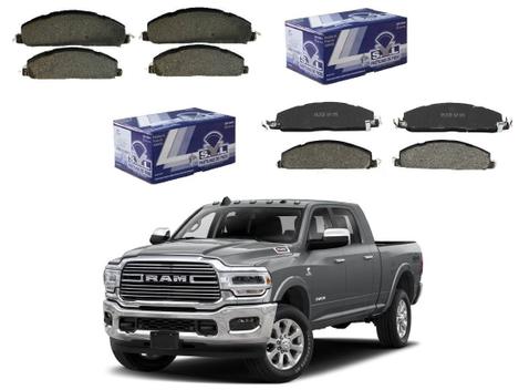 Pastilha freio dianteira traseira syl original dodge ram 2500 tropivan ...