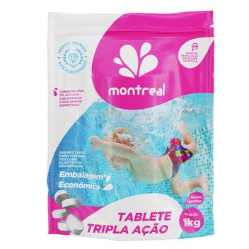 Pastilhas Tripla Ação Tratamento De Cloro Montreal Refil 1kg - Cloro ...