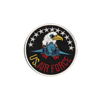 Patch Bordado Us Air Force Com Fecho De Contato - Mundo Do Militar - Bordado Termocolante ...