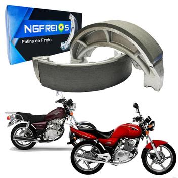 Patim De Freio Lona Sapata Traseiro Suzuki Yes Intruder 0,25 - NGFREIOS ...