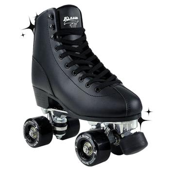 Patins Quad Retrô Traxart Klassic com Bota Cano Alto, Rodas PU 58mm e ...