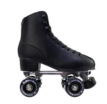 Patins Quad Traxart Klassic 4 Rodas Tradicional Preto Base de alumínio ...