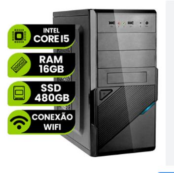 Pc Cpu Computador Intel Core I5 6º Geração + 16 gb Ddr4 + Ssd 480 gb ...