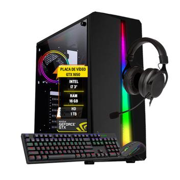 Pc Gamer Bravus Core i7 GTX 1650 Memória 16gb Hd 1tb SSD 120gb - AMORIM ...