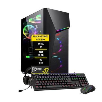 Pc Gamer Bravus Core I7 Gtx1650 Memória 16Gb Hd1Tb Ssd 120Gb - Wj Info ...