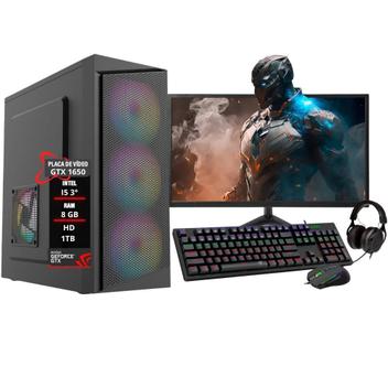 Pc Gamer Completo Maximus I5 Gtx 1650 Mem.8Gb Hd1Tb Ssd120Gb - Tech ...