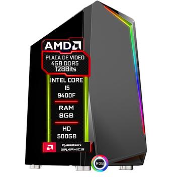 PC Gamer Fácil Intel core I5 9400F ( 9ª Geração ) 8GB DDR4 3000MHz AMD ...
