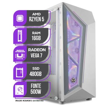 PC Gamer Mancer, AMD RYZEN 5 4600G, Water cooler, 16GB DDR4, SSD 480GB ...