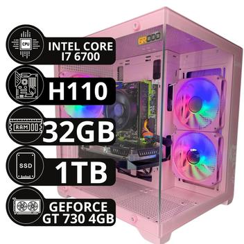 Pc Gamer Rosa I7 6700 32gb Ddr4 Ssd 1tb Placa De Video 4gb - Option ...