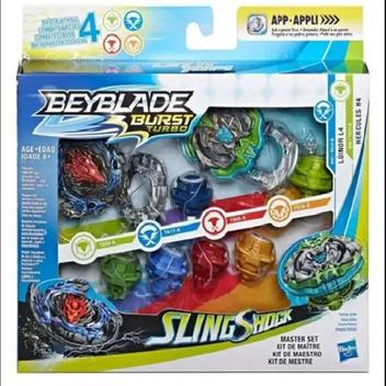 Peão Jogo Beyblade Slingshock Masterpack - E6779 - Hasbro - Pião de ...