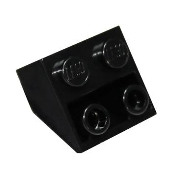 Peças LEGO Black 2x2 - 20 Inclinações Invertidas - Blocos de Montar ...