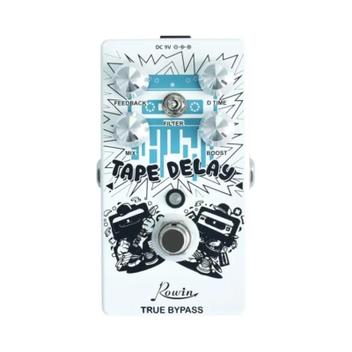 Pedal De Efeito De Guitarra Digital RE-01 Fita Feedback Tempo Mix Boost ...