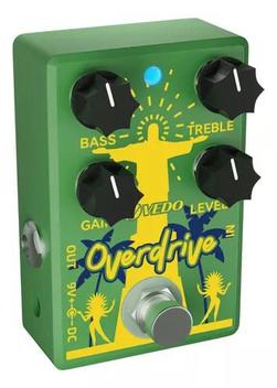 Pedal De Efeito Guitarra Portátil Overdrive Com Controles True Bypass ...