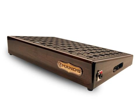 Pedalboard Imbuia 80x40 - Madeira Nobre + Sistema Elétrico - Hands ...