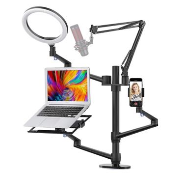 Pedestal Articulado Microfone Hyperx,Câmera,Ringlight,Note - Aj Som Acessórios Musicais ...