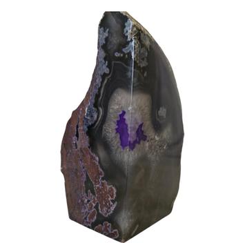 Pedra Natural Geodo Ágata Roxa 1,1 Kg A 1,2 Kg Decoração - Meta Atacado ...