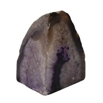 Pedra Natural Geodo Ágata Roxa 500 A 600 Gramas Decoração - Meta ...