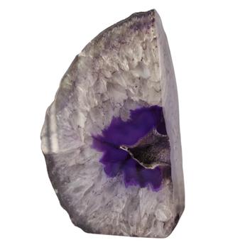 Pedra Natural Geodo Ágata Roxa 800 a 900 gramas Decoração - Meta ...