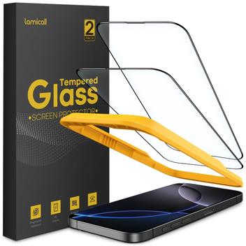 Película de Vidro Temperado Lamicall para iPhone 16 Pro Max ...