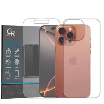 Película Hidrogel HD Frente e Verso Para iPhone 16 Todos - GR Global Revolution - Película para ...