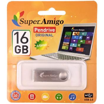Pen Drive 16Gb Usb 2.0 Armazenamento Metálico Portatil para Salvar ...