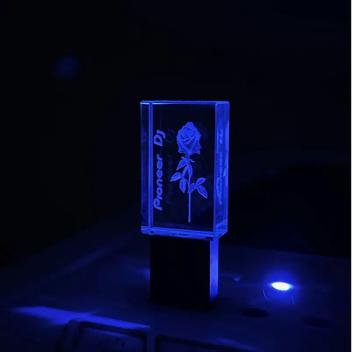 Pen Drive 32gb Luz De Diodo Fibra Pioneer Dj Usb 2.0 Tipo A com ...