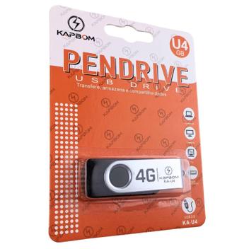 Pen Drive 4Gb Alta Velocidade E Portátil Usb Foto Video - Kapbom - Pen ...