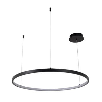 pendente arco redondo com led interno 3000k 100cm - AL - Plafon - Magazine Luiza