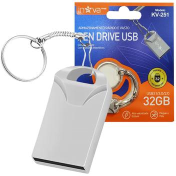 Pendrive USB 32GB Chaveiro Memory Stick Orginal Inova - Pen Drive ...