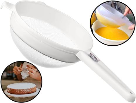 Peneira Plástica Com Alça Malha Reforçada Em Poliéster Para Coar ...