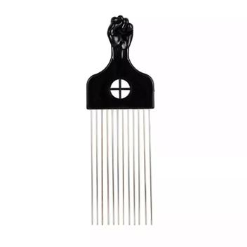 Pente Garfo Aço Black Power Para Cabelo Afro E Cacheado - Atacado Sul ...