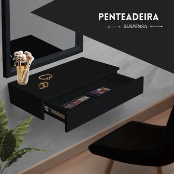 Penteadeira Suspensa com Gaveta Multifuncional Corrediça - Kelan ...