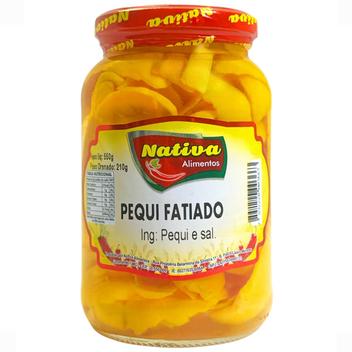 Pequi Fatiado em Conserva 550g Nativa - O Sabor do Cerrado - Comida ...