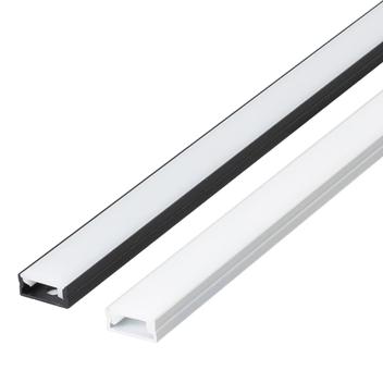 Perfil de Led Reforçado Sobrepor 17x7mm 3m para Fita de Led Pasilux ...