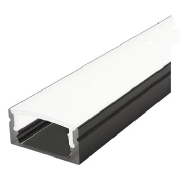 Perfil Sobrepor 1,0M Preto ALP02 para Movel e Gesso MK Iluminação - MK ...