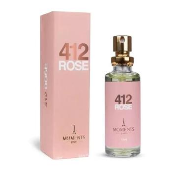 Perfume 412 Rose 15ml Parfum - Moments Paris - Perfume Feminino ...