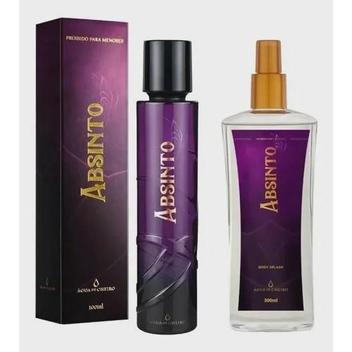 Perfume Absinto Feminino100ml + Body Splash Absinto 300ml - Água de ...