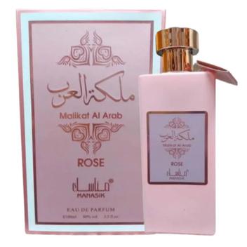 Perfume Malikat Al Arab Rose Feminino EDP 100ml - Manasik - Perfume Feminino - Magazine Luiza