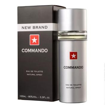 Perfume New Brand Prestige Commando for Men 100ml - Perfume Masculino ...