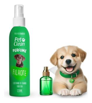 Perfume Para Cachorro Cães Gatos Pet Clean Banho Tosa Femea Macho ...