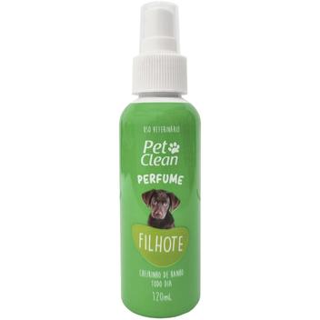 Perfume Para Cachorro Gato Colônia Banho e Tosa Filhote 120ml Pet Clean ...