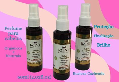 Perfume Reiny Hair 60ml Finalizador Antifrizz - Reiny Hair Cosméticos - Perfume para Cabelo ...