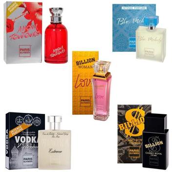 Perfumes Paris Elysees 100ml C/5 Uni. Atacado Revenda - Kit de Perfume ...
