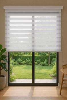 Persiana Double Vision Sunny 160larg x 220alt Branca (com bandô) - Top ...