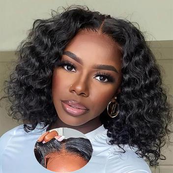 Peruca RUI MEI SI Wear and Go sem cola Deep Wave Bob 30cm - Peruca e ...