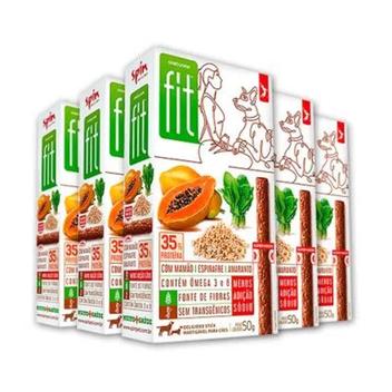 Petisco Spin Pet Onebyone Gourmet Fit Stick Sabores Diversos 5 unidades ...