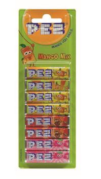 Pez Pastilhas 1 Cartela Refil 8 Sabor Mango Play 68G - Pastilha Drops ...