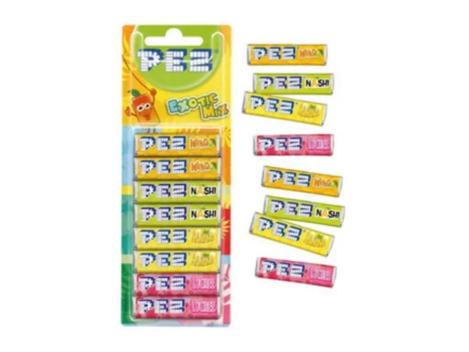 Pez Refil Sabor Sabores Exoticos C/ 8un 68g - Pastilha Drops - Magazine ...