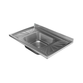 Pia aco inox polido base concreto usinado gnx - Pia e Cuba de Cozinha ...