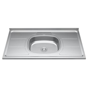 Pia de Cozinha Com Cuba e Válvula Bali 100cm Aço Inox - Ghel Plus - Pia ...